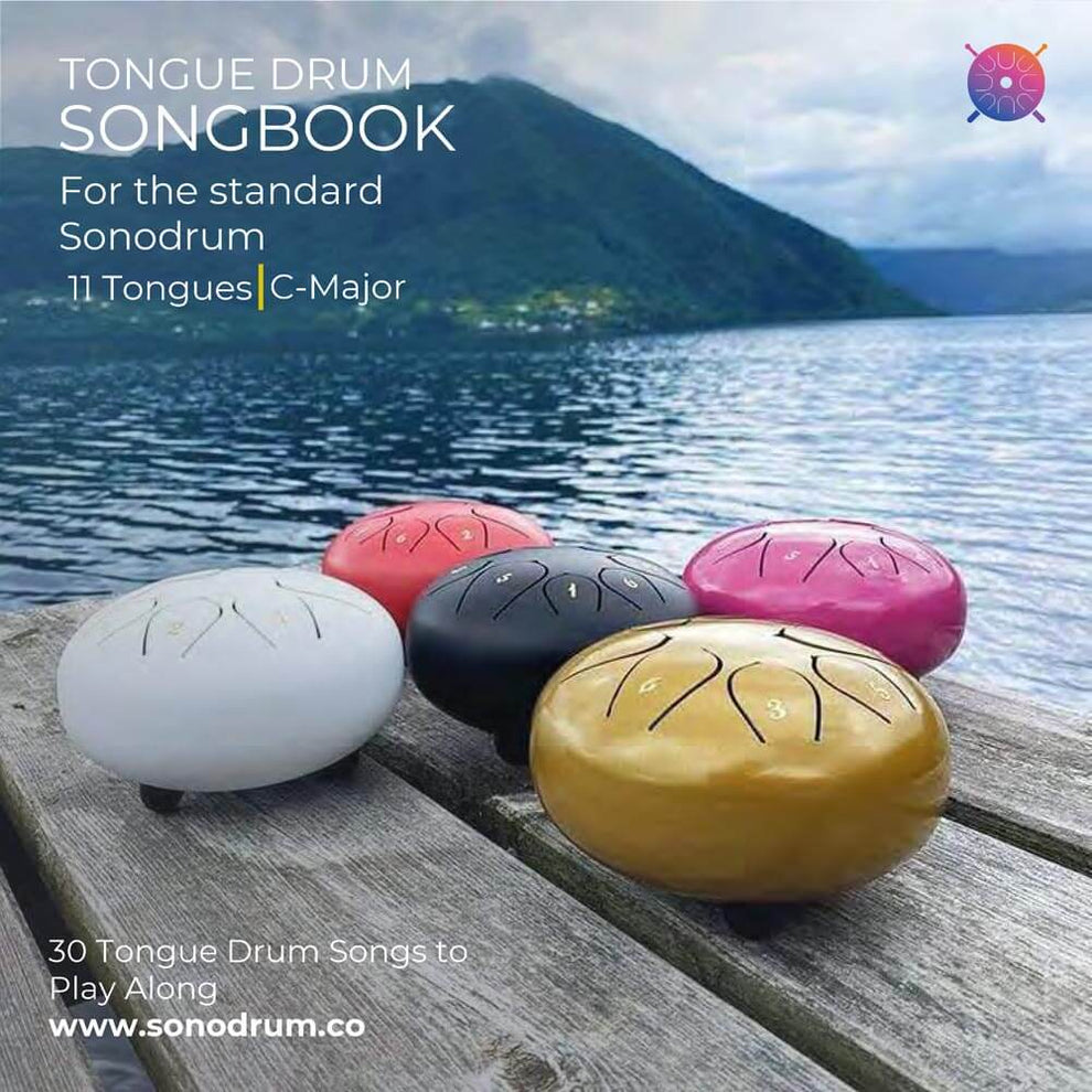 Tongue Drum Songbook - 11 Tongues - C Major - Standard - 30 Songs - Do