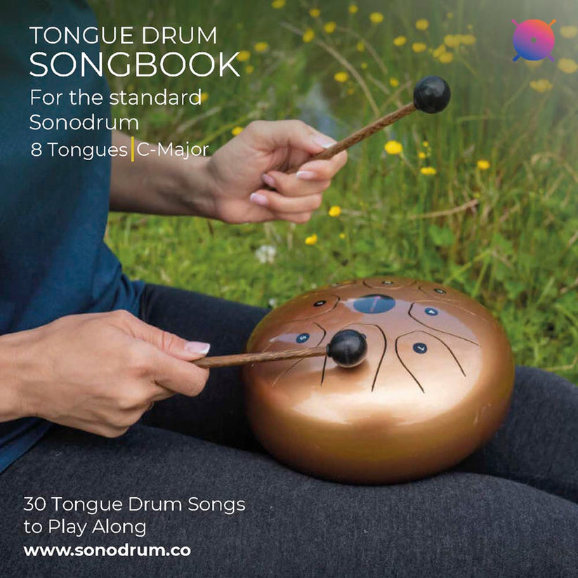 Tongue Drum Songbook - 8 Tongues - C Major - Standard - 30 Songs - Dow